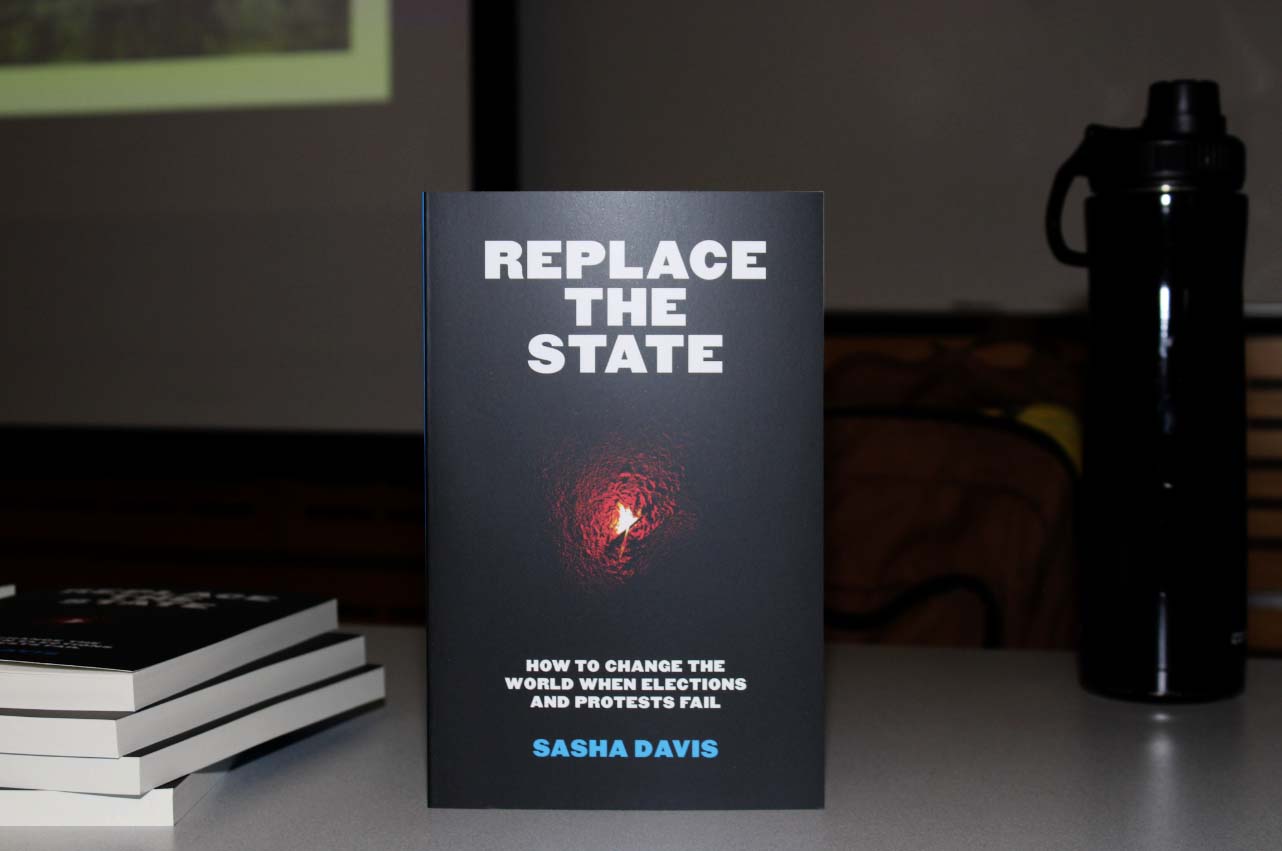 Sasha Davis launches third book, ‘Replace the State’ – The Equinox