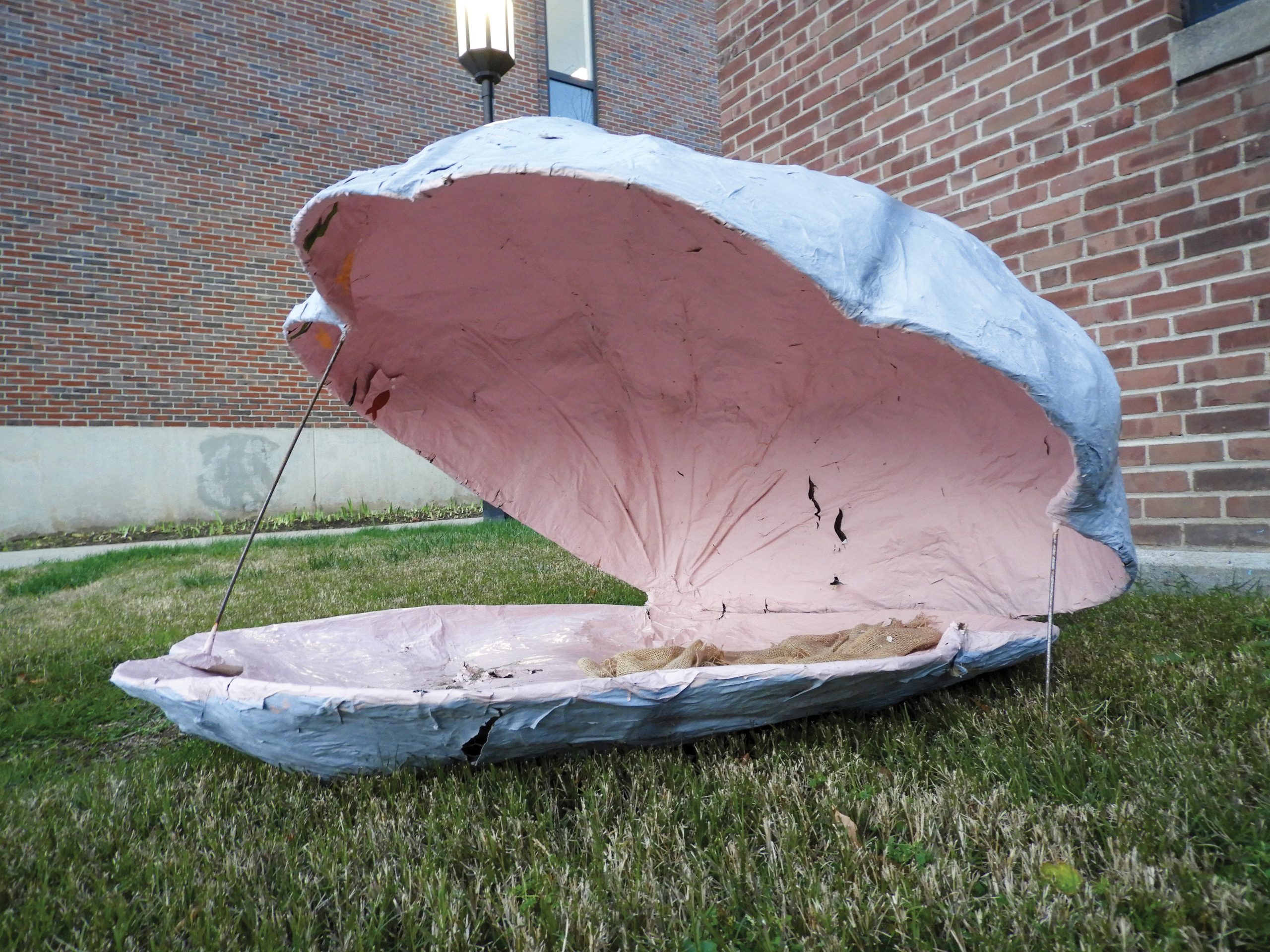 Student sculptures hanging out – The Equinox