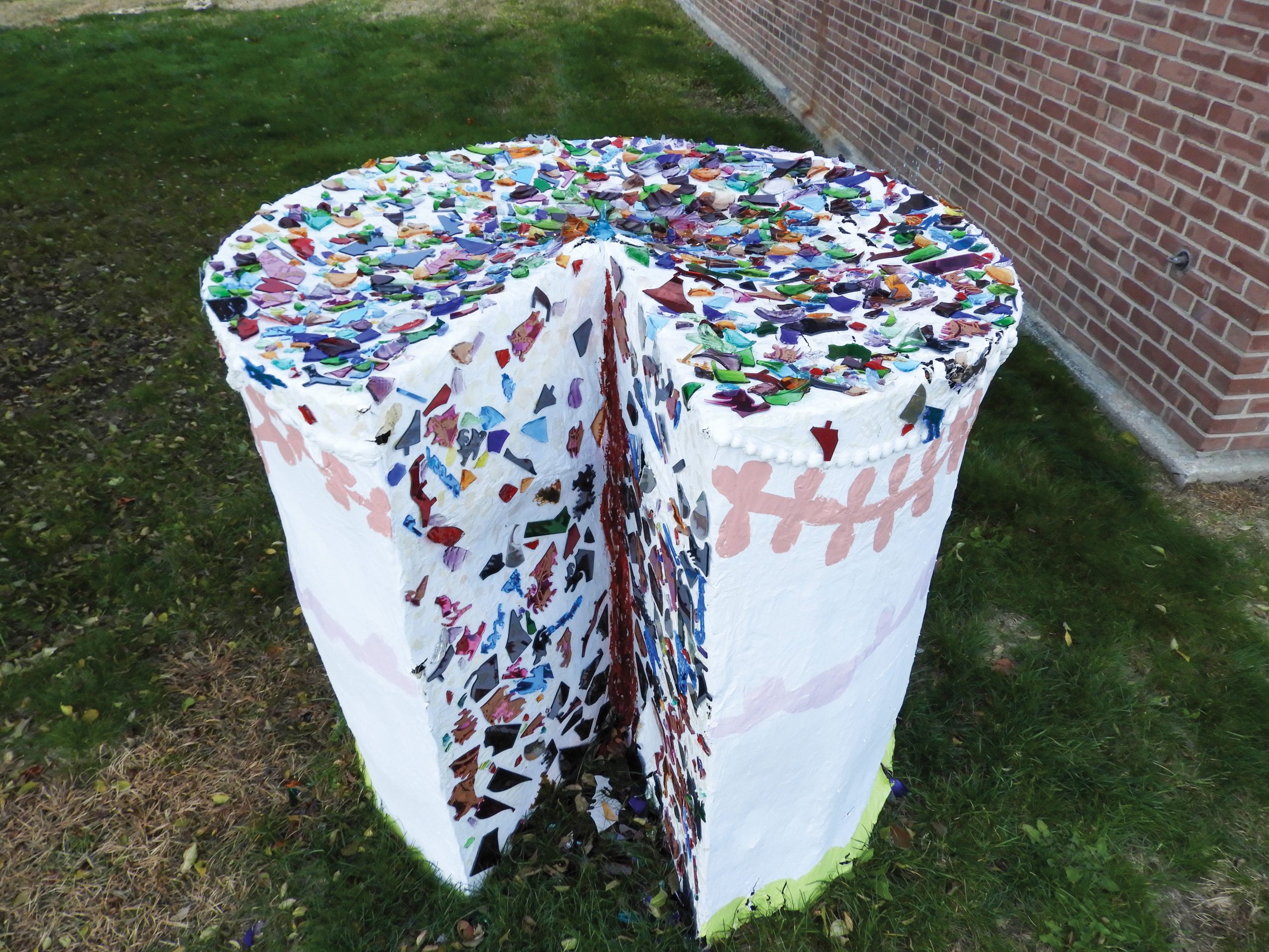 Student sculptures hanging out – The Equinox